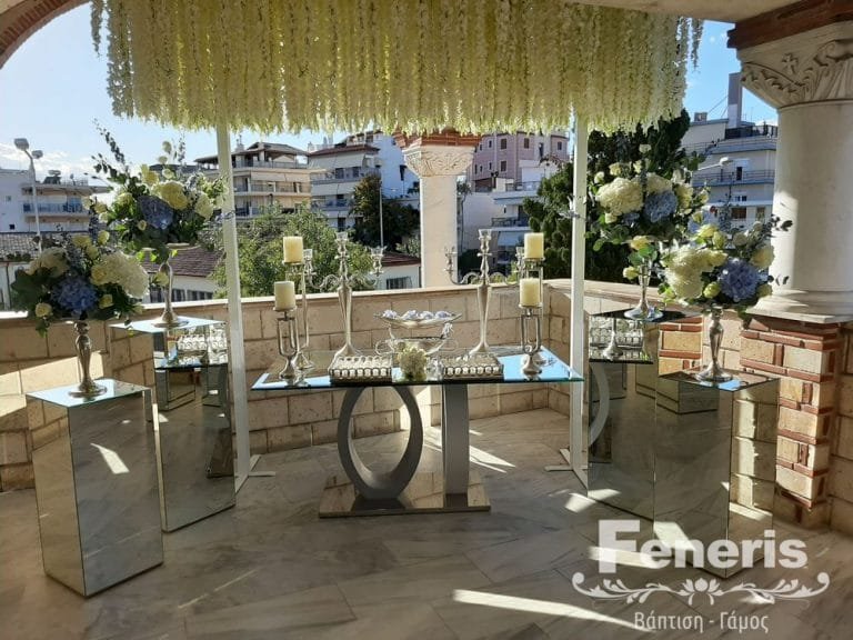 Στολισμός Γάμου Βέρες Καθρέφτες - Στολισμοί Γάμου Θεσσαλονίκη | Feneris